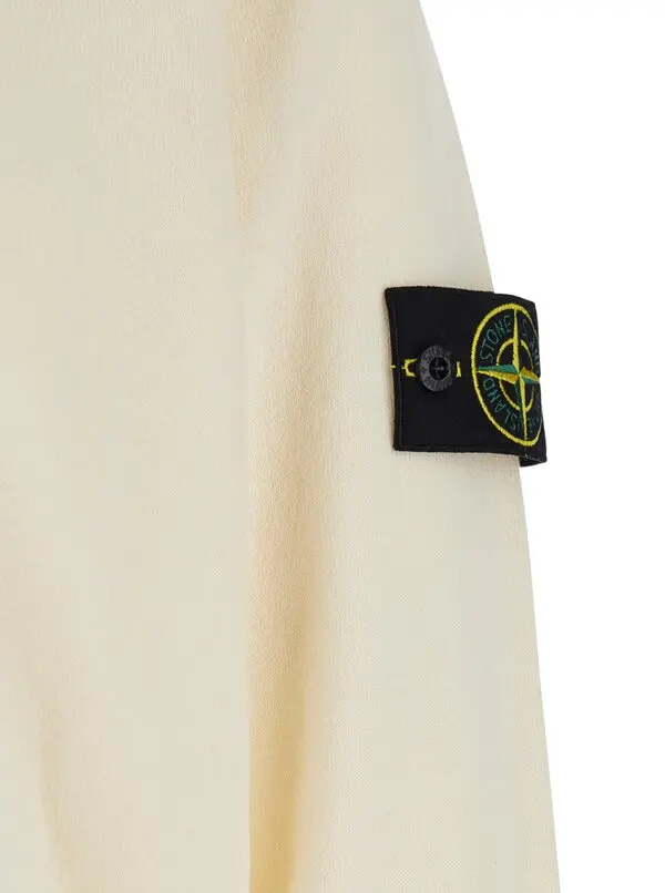 Stone Island Cotton Sweater With Round Neck And Long Sleeves - Multicolor