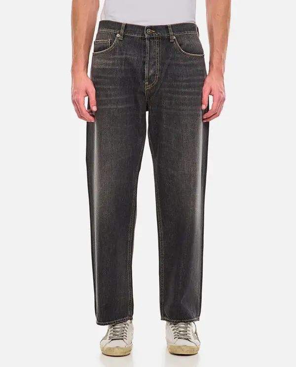 GOLDEN GOOSE Golden M's Pant Cory Loose Skate Medium Washed Denim