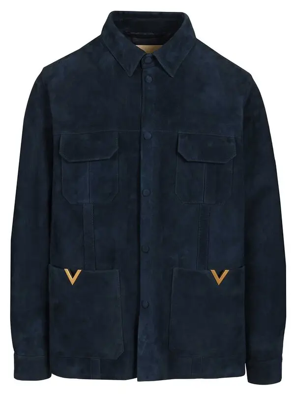 Valentino Garavani Suede Caban Jacket