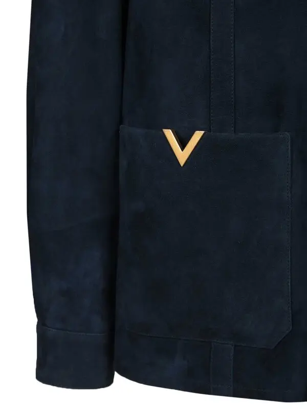 Valentino Garavani Suede Caban Jacket