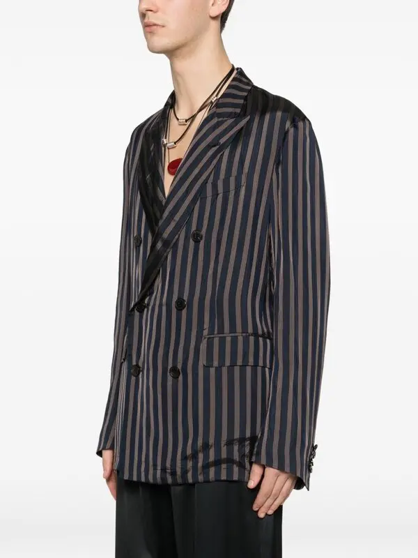 Dries Van Noten Unstructured Cupro Blazer