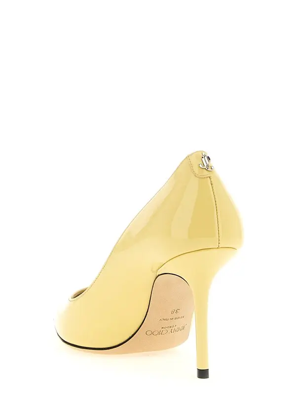 JIMMY CHOO Love 85mm Pointed Toe Stiletto Pumps In Patent Leather