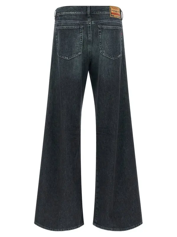 DIESEL® D-akemi Cotton Denim Jeans - Blue