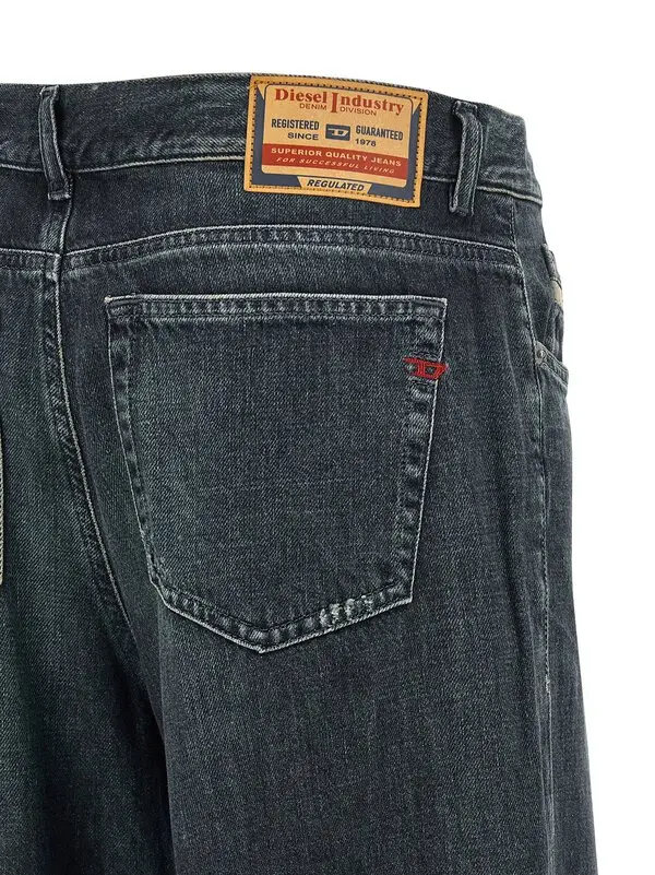 DIESEL® D-akemi Cotton Denim Jeans - Blue