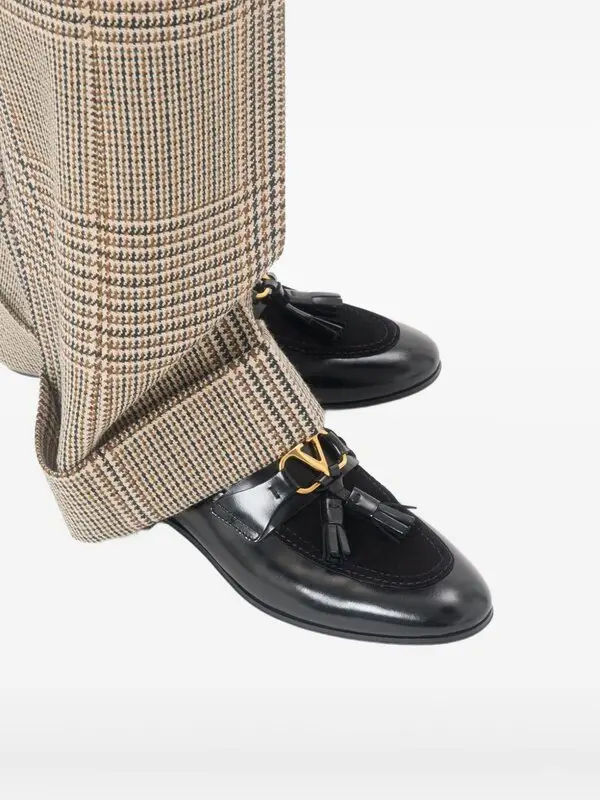 Valentino Garavani Tassel Detail Leather Loafers - Multicolor