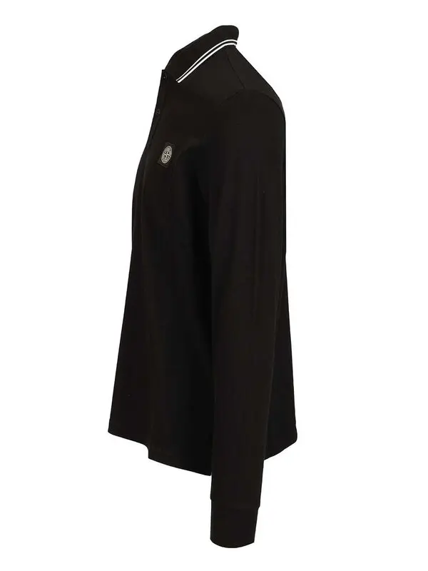 Stone Island Long-sleeved Polo Shirt
