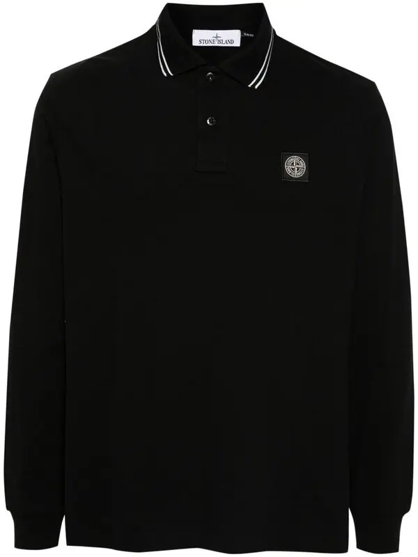 Stone Island Long-sleeved Polo Shirt