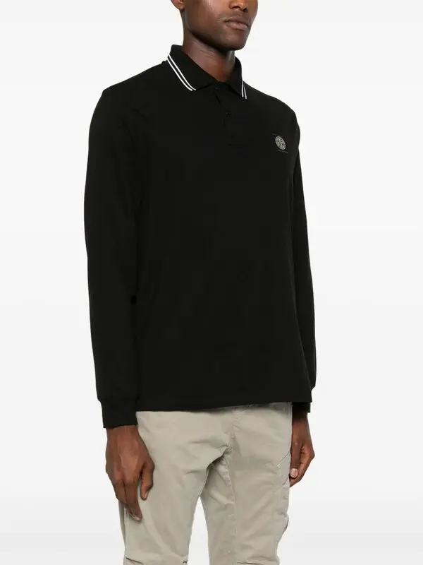 Stone Island Long-sleeved Polo Shirt