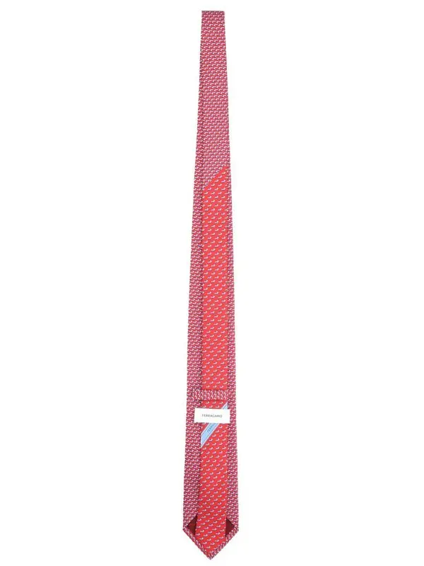 FERRAGAMO Silk Tie - Red