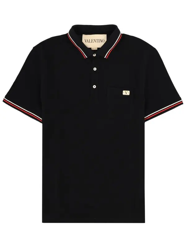 Valentino Garavani Polo Con Patch Logo