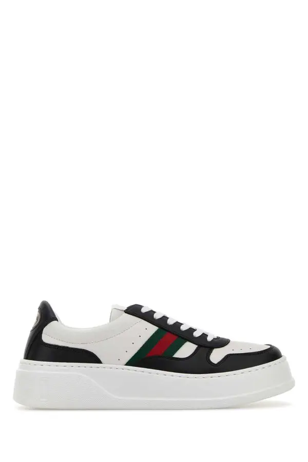 Gucci Two-tone Leather Sneakers - Multicolor