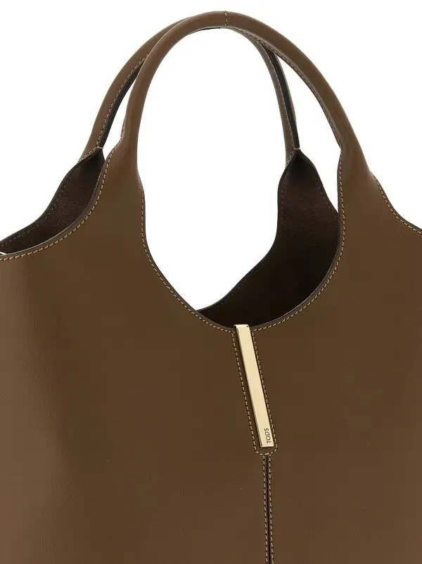 TOD'S Small "ebr" Handbag - Brown