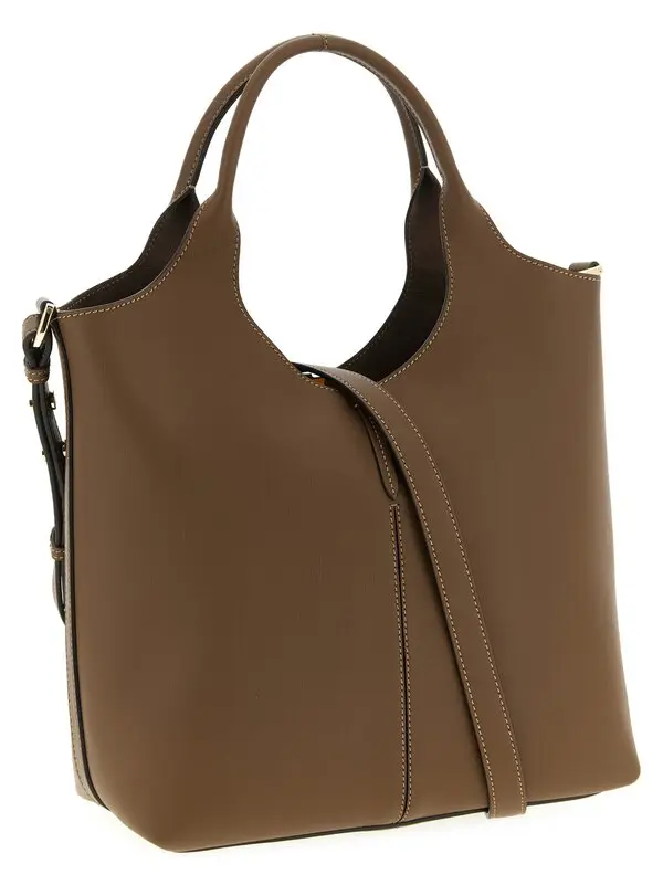 TOD'S Small "ebr" Handbag - Brown
