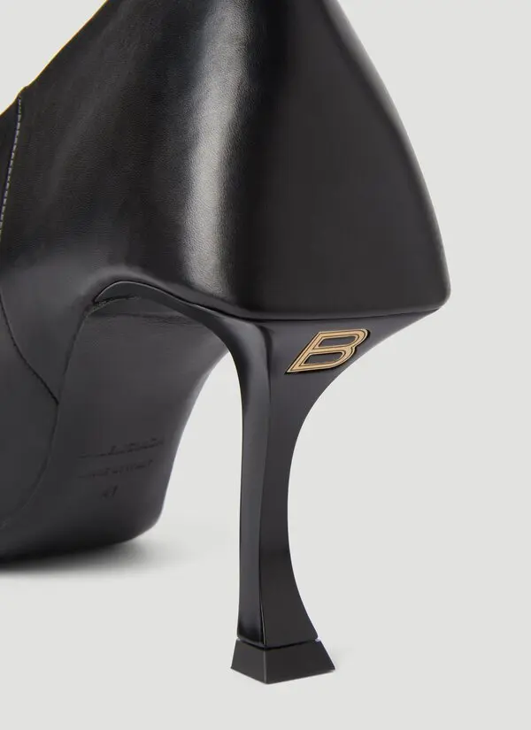 Balenciaga Hourglass 100mm Pumps In Smooth Leather