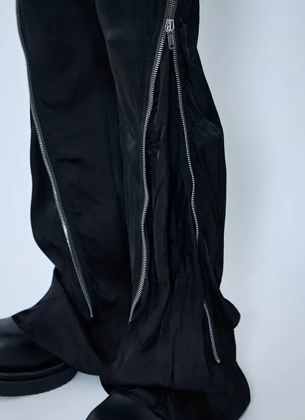 Rick Owens Bolan Banana Pants With Full-length Side Zips