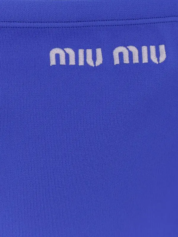 Miu Miu Recycled Material Mini Skirt - Multicolor