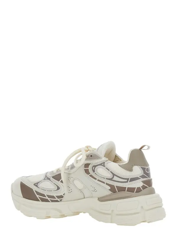 Axel Arigato Sphere Trip Leather And Fabric Blend Sneakers - Multicolor