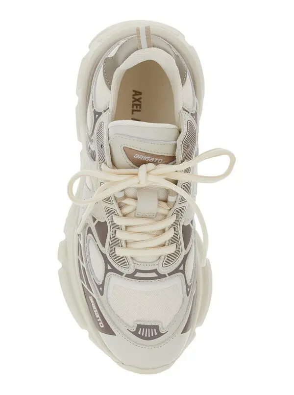 Axel Arigato Sphere Trip Leather And Fabric Blend Sneakers - Multicolor