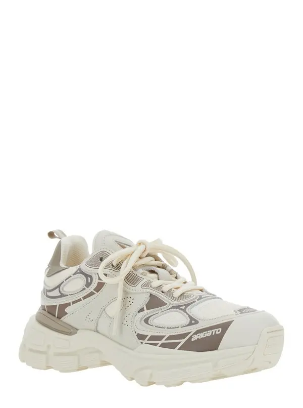 Axel Arigato Sphere Trip Leather And Fabric Blend Sneakers - Multicolor