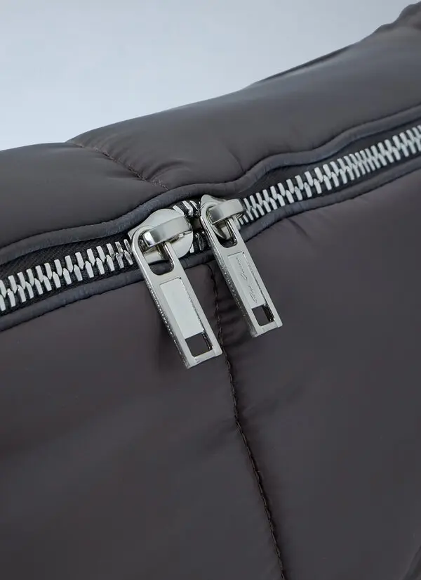 Moncler Quilted Nylon Belt Bag - Gray