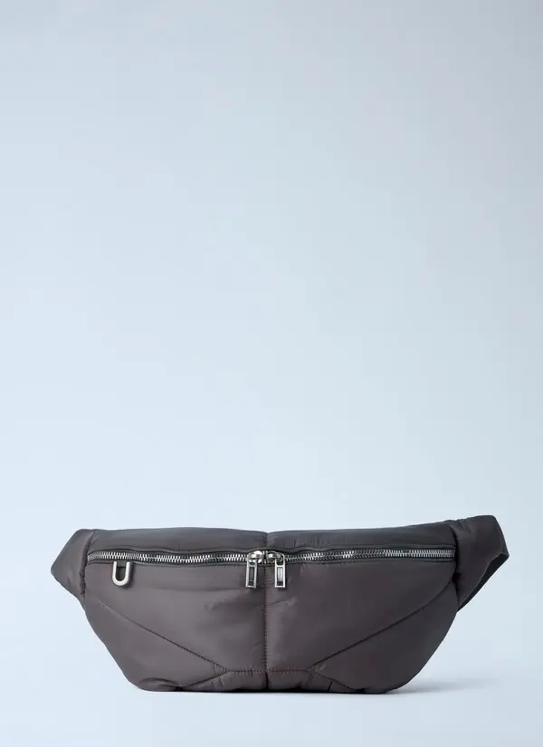 Moncler Quilted Nylon Belt Bag - Gray