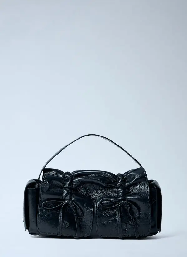 Acne Studios Multi-pocket Shoulder Bag With Drawstring Detail