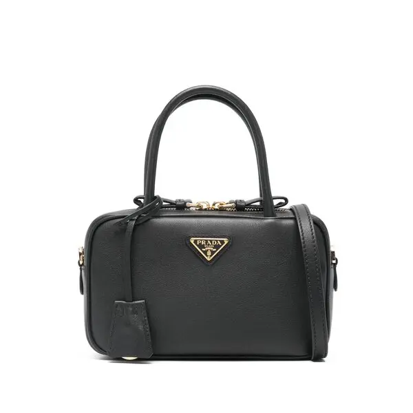 Prada Top Handle Bag - Black