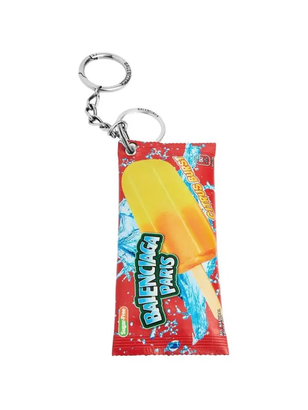 Balenciaga Snack Pouch Keyring - Multicolor