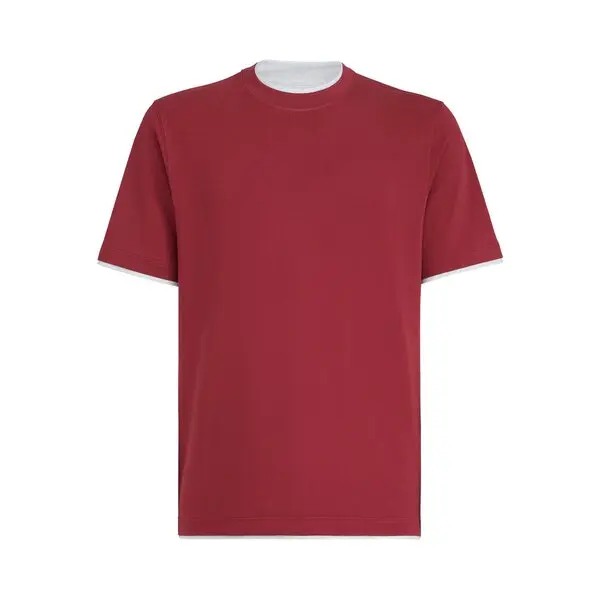 Brunello Cucinelli T-shirts & Vests T-shirts - Red