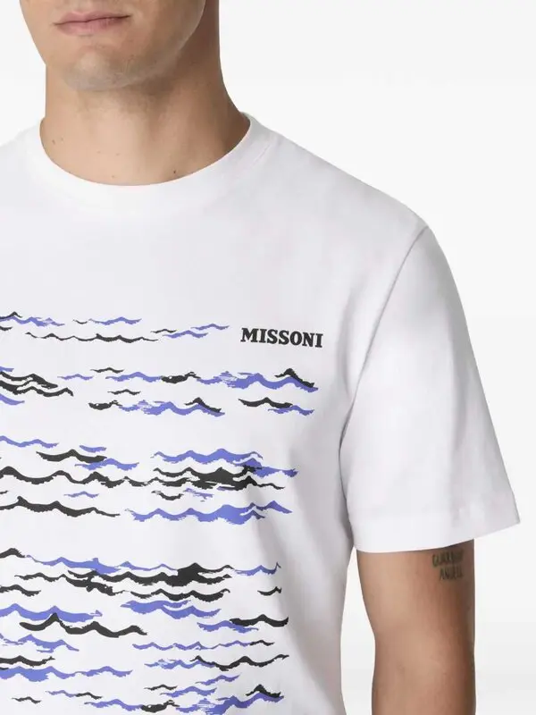 Missoni Wave Print T-shirt