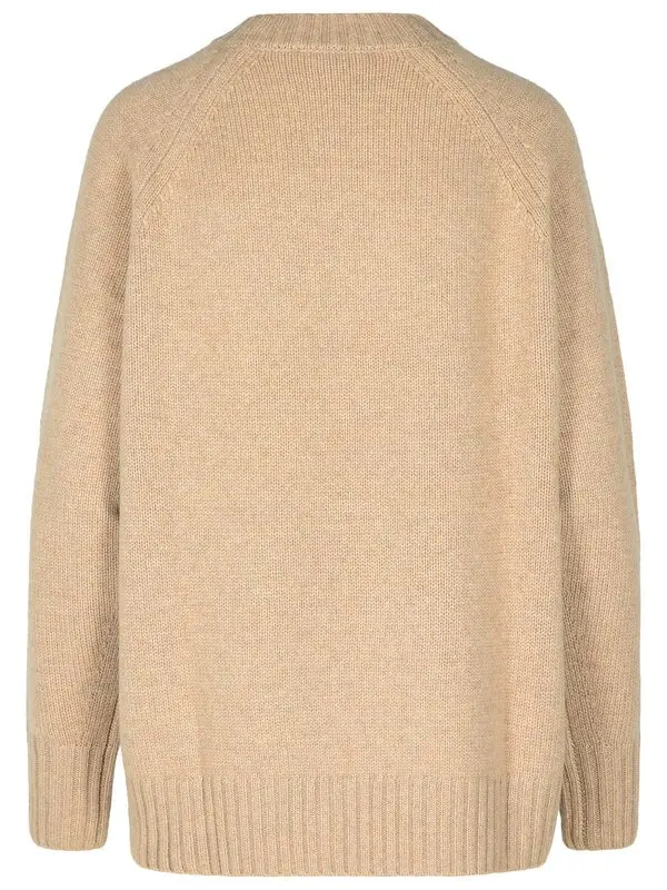 P.a.r.o.s.h Beige Cashmere Sweater - Cream