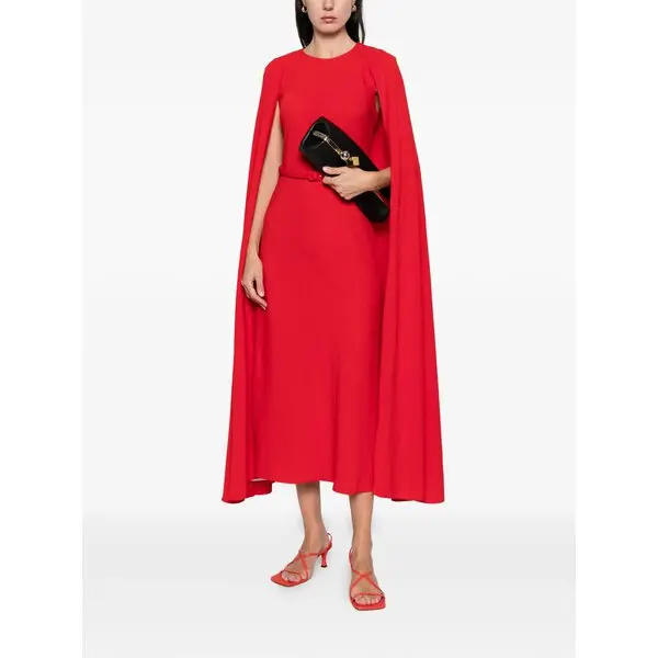 Roland Mouret Cape Detail Knee-length Dress