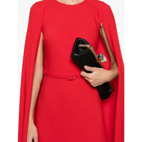 Roland Mouret Cape Detail Knee-length Dress