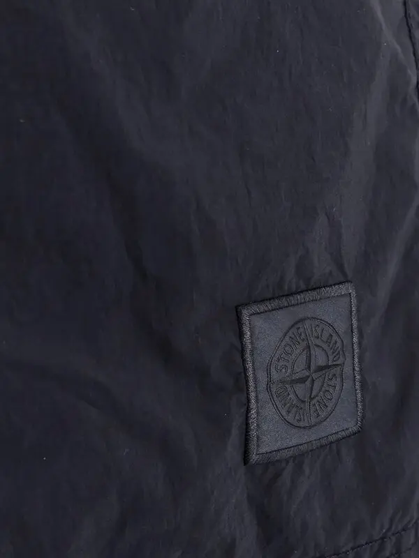 Stone Island Nylon Swim Trunks With Drawstring Waist