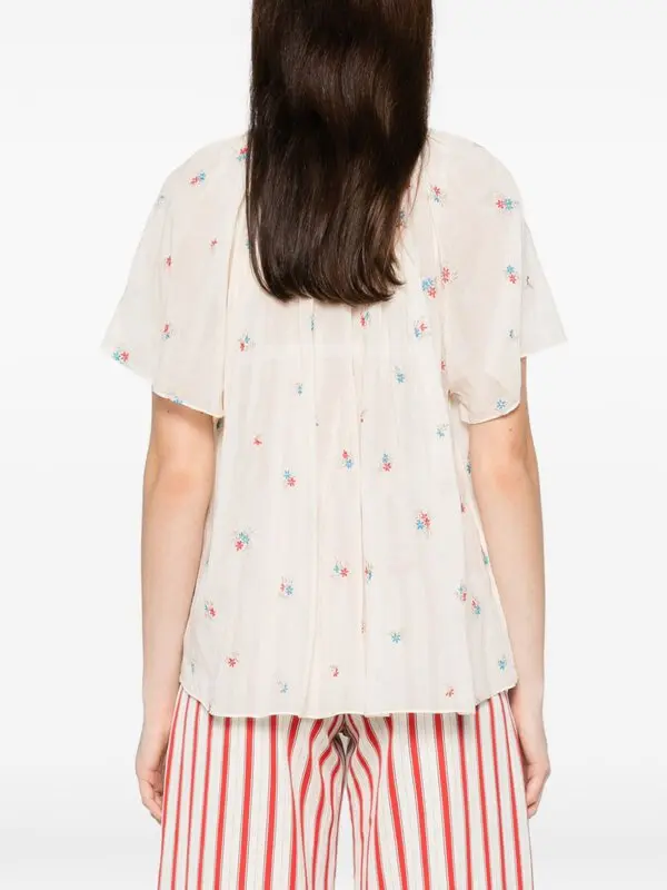 FORTE_FORTE Embroidered Cotton Shirt