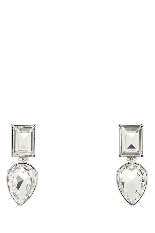 Alexander McQueen Metal Cocktail Earrings - Silver
