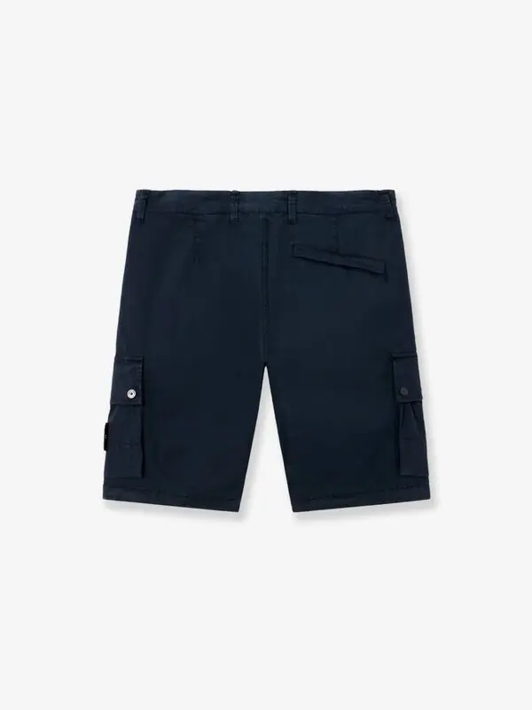 Stone Island Organic Cotton Cargo Shorts - Multicolor