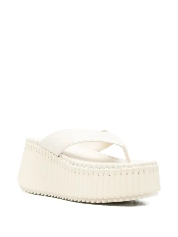 Chloé Nama Platform Sandals - Multicolor