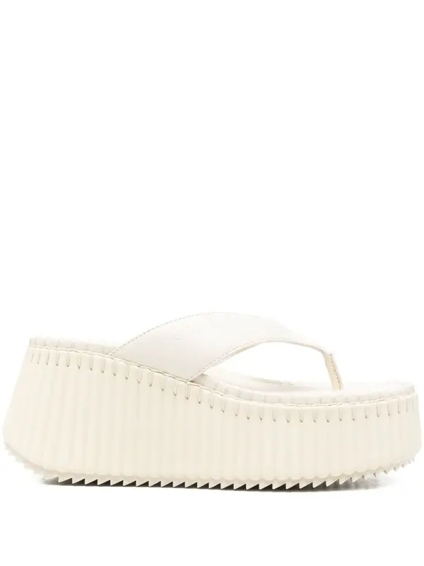 Chloé Nama Platform Sandals - Multicolor