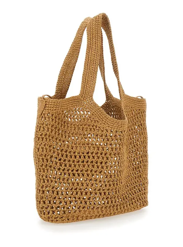 TOD'S Raffia Shopper Bag - Multicolor