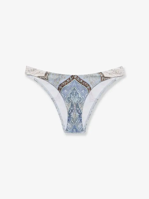 Zimmermann Paisley Print High-cut Bikini Bottom - Multicolor