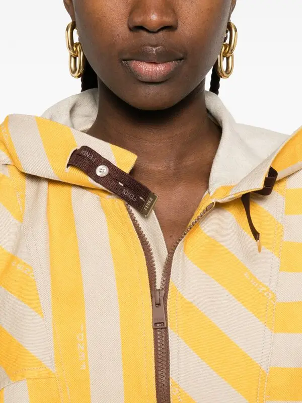 Fendi Striped Blouson Jacket - Multicolor