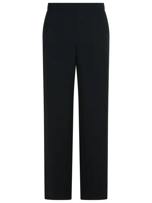 P.a.r.o.s.h Straight Leg Polyester Pants - Black