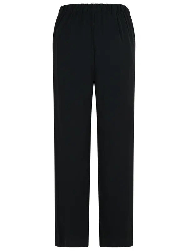 P.a.r.o.s.h Straight Leg Polyester Pants - Black