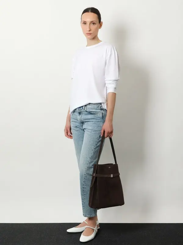 TOTEME Twisted Seam Organic Cotton Jeans - Multicolor