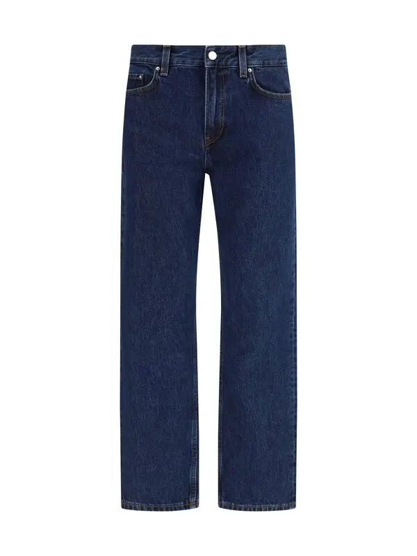 TOTEME Low Straight Denim Jeans - Blue