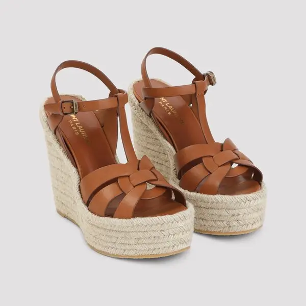 Saint Laurent 85 Wedges Espadrilles