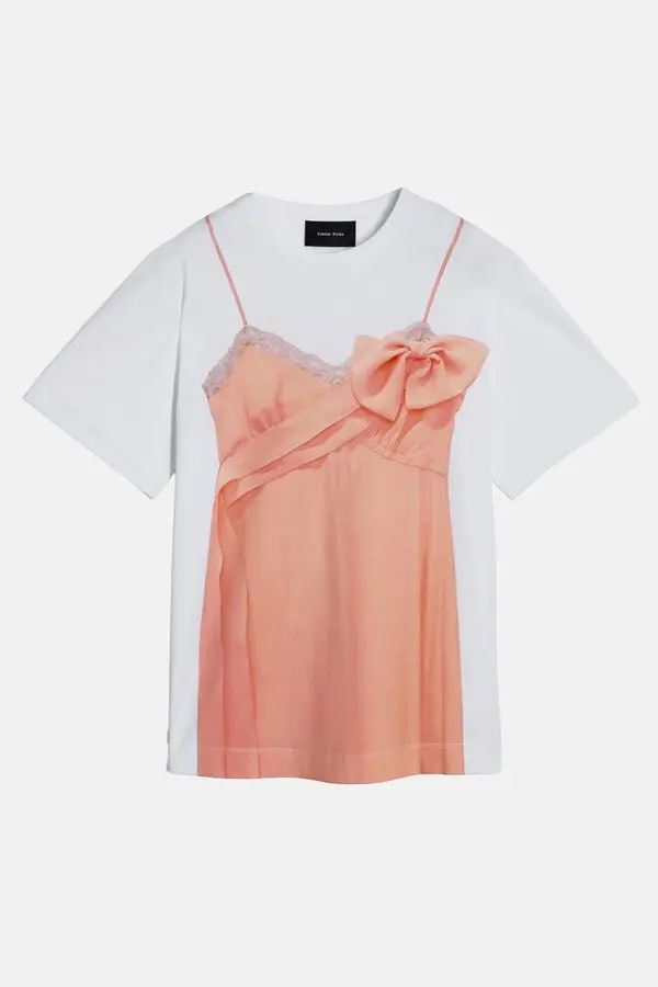 Simone Rocha Trompe L'oeil Print T-shirt - Multicolor