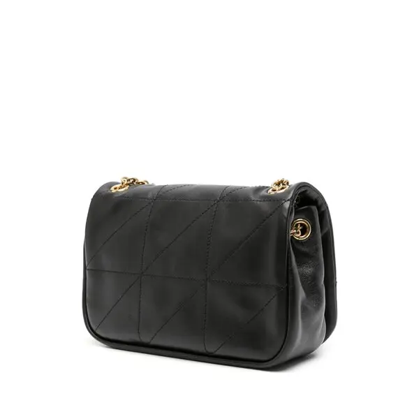 Saint Laurent Quilted Lamb Leather Satchel Bag With Chain Strap