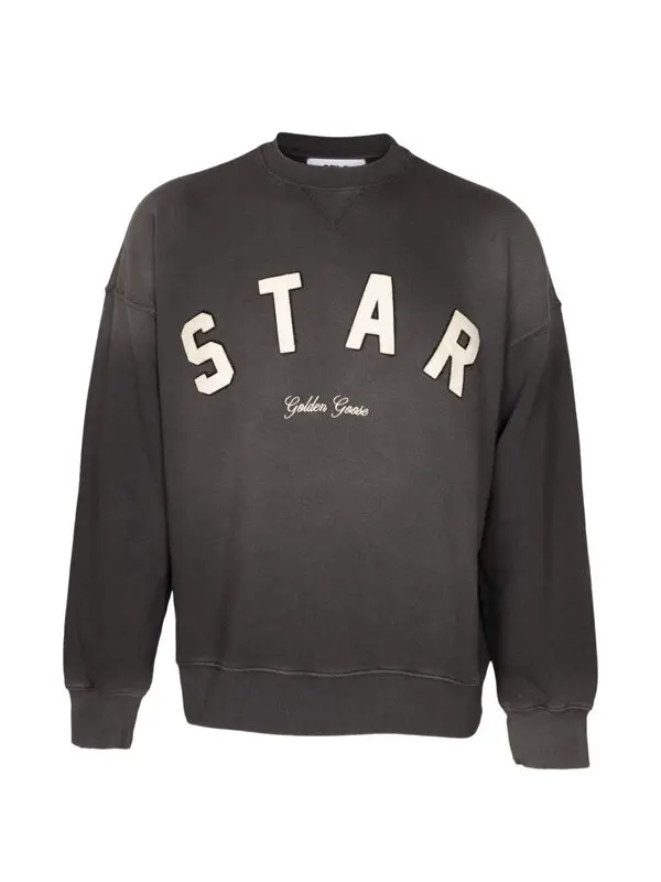 GOLDEN GOOSE Logo Cotton Sweatshirt - Multicolor